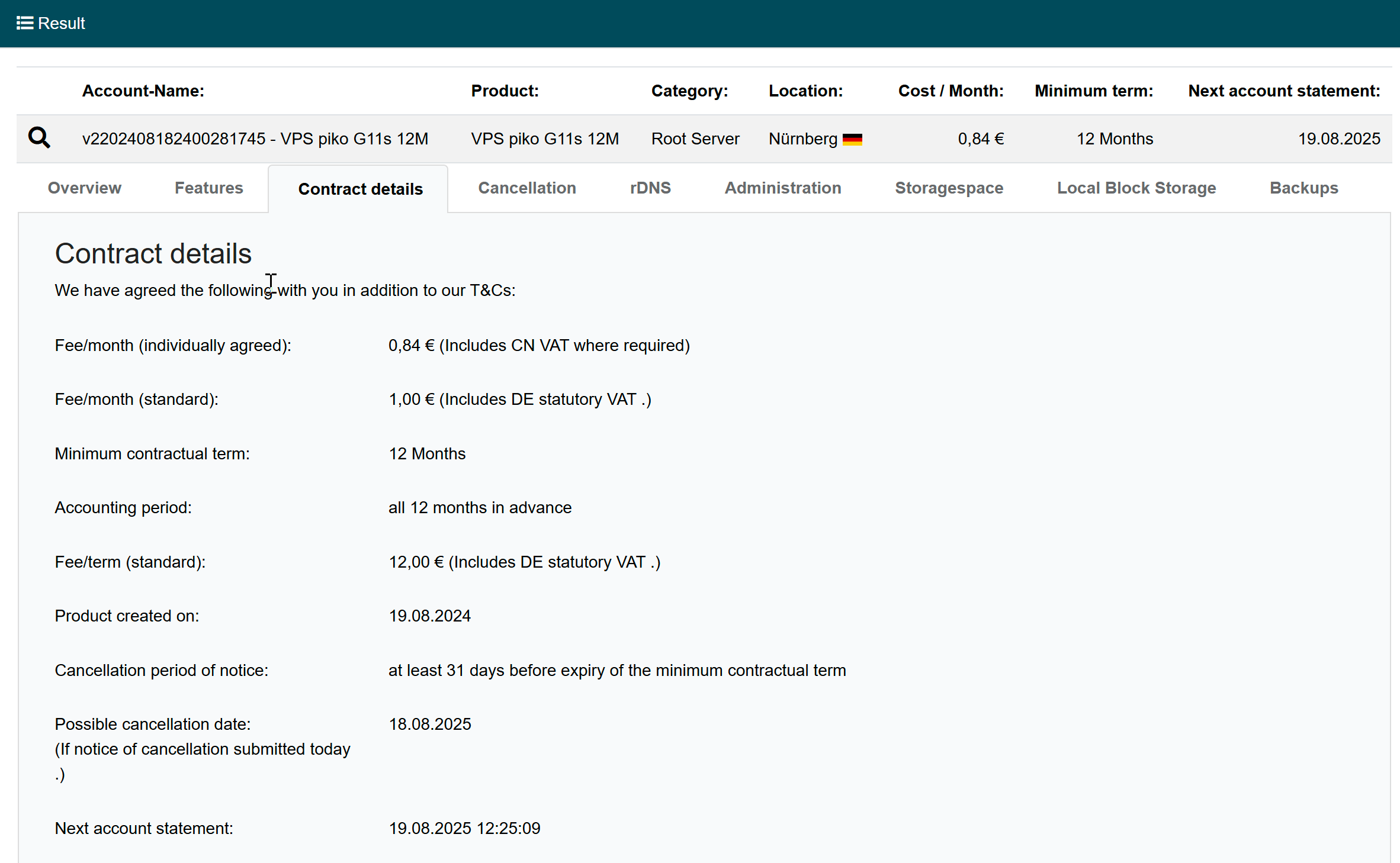 已出 溢价30出 NETCUP 1O
